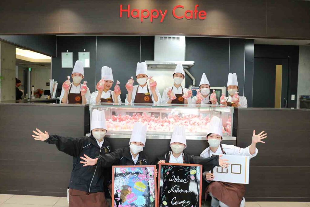 入学おめでとう！～Welcome Sweets～(ハッピー製菓調理専門学校) | 学校法人 中村学園 | おもてなしと感謝 の心で夢をカタチに